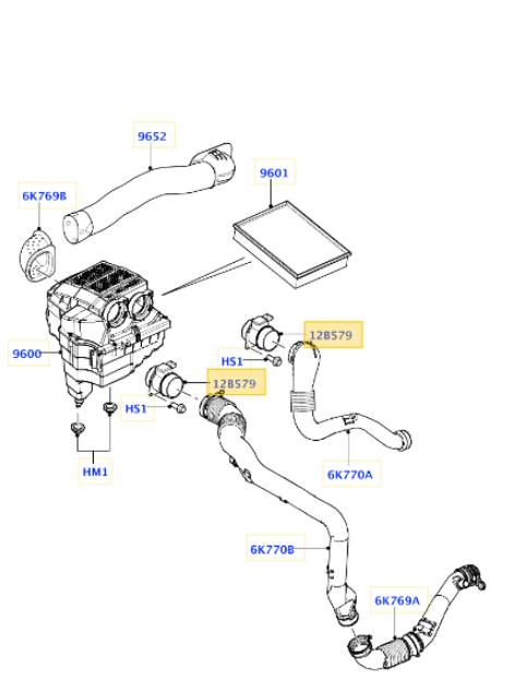 MASS AIR FLOW METER SENSOR FOR LAND ROVER RANGE ROVER SPORT DISCOVERY ...