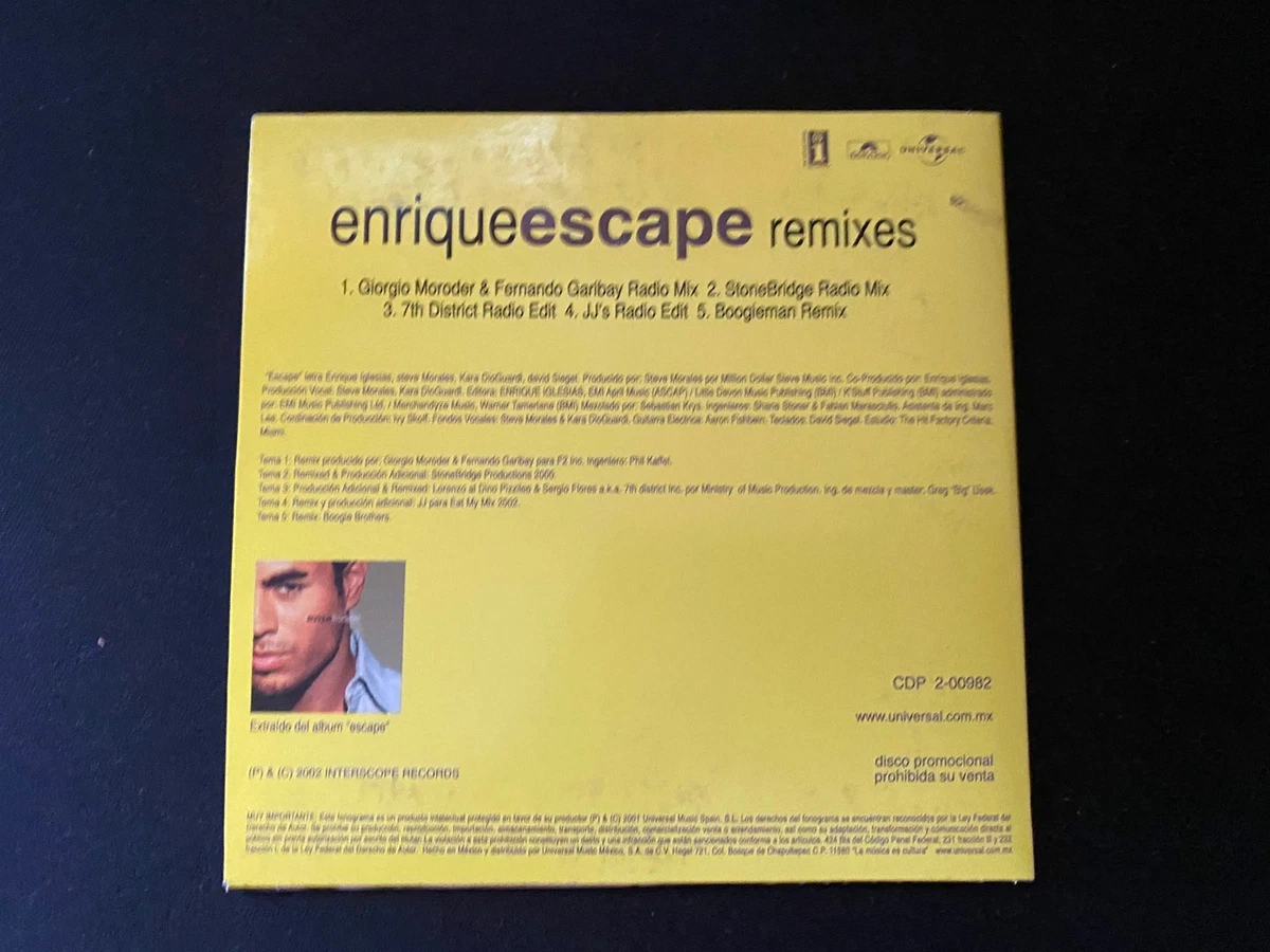 Enrique Iglesias Escape Album