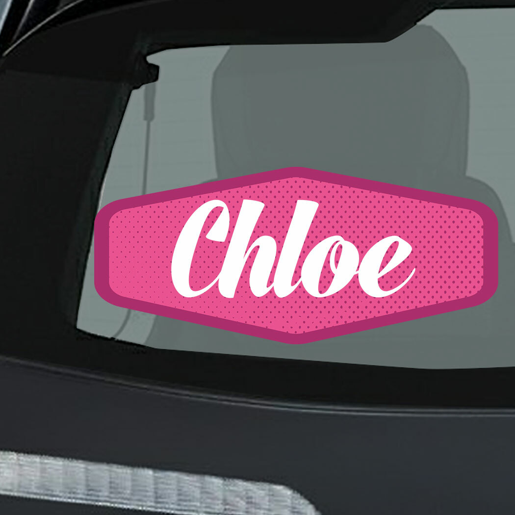 Chloe Name Sticker Decal 3.5x8 inc | eBay