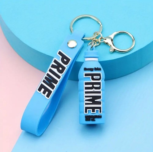 PRIME Drink Bottle KEYCHAIN Pendant Gift BLUE | eBay