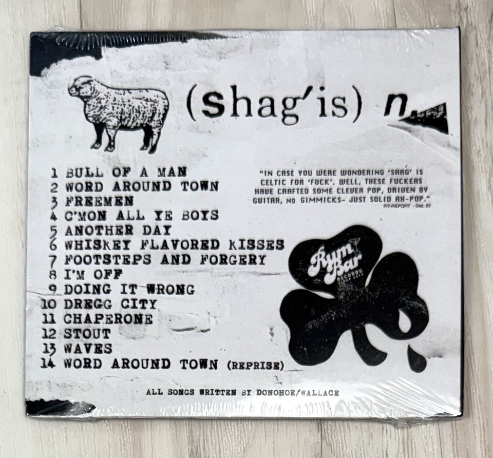 Extra Stout by Shaggahs Boston MA CD Rum Bar Records Rock RUM179 NIP ...