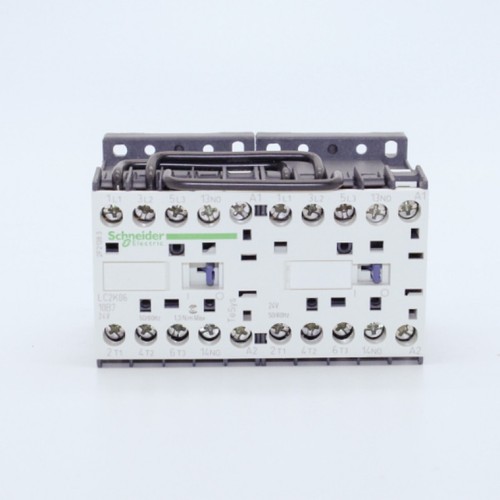 Schneider Electric LC2K0610B7 LC2 3PST-NO 6A 24VAC Reversing Contactor ...