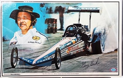 "VRHTF NHRA RARE GARY BECK THRUSH LAM. SR PHOTO-GRAPHICS SPORTSTARS ...