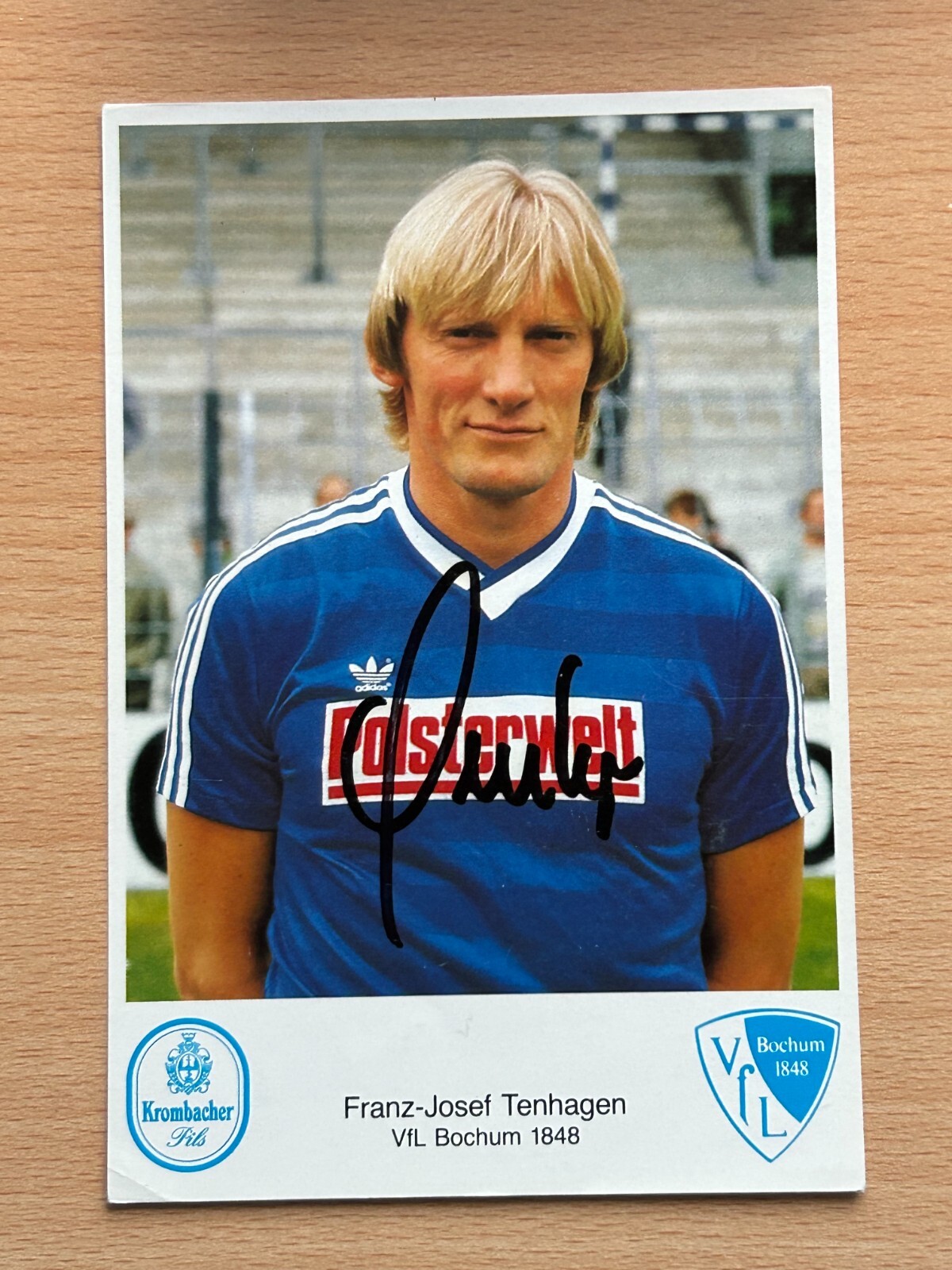 Franz-Josef Tenhagen VfL Bochum 1848 Autogrammkarte original signiert # ...
