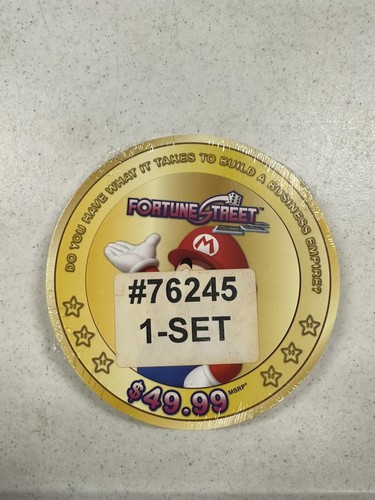 Fortune Street Mario Nintendo Wii Vintage Promo Display Sealed Stack Of ...