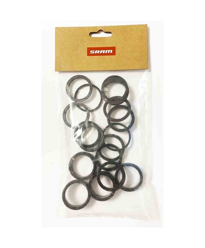Sram DUB Bottom Bracket Spacer Kit MTB/Road 17pc - 2-10.5mm & BSA 68 AL ...