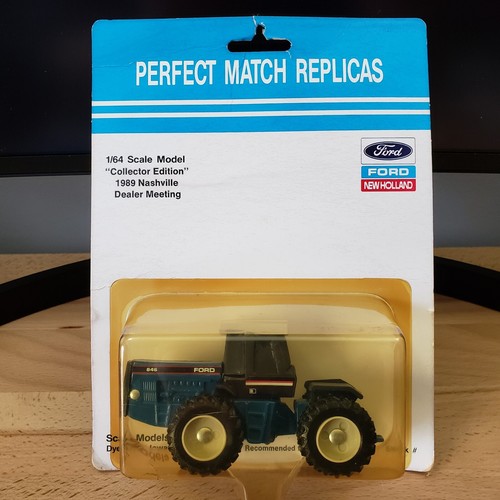 Scale Models Ford 846 4WD Tractor Diecast 1:64 Collector Edition 1989 ...