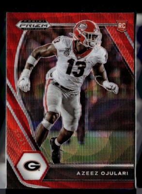 2021 PRIZM DRAFT RED WAVE ROOKIE AZEEZ OJULARI GEORGIA | eBay