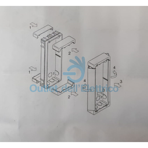 Bpt 61805800 Tmws / 3-AG Frame 1 Position 3 Modules Ag | eBay