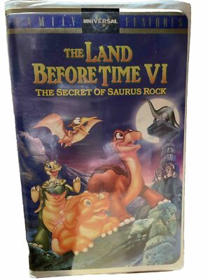 The Land Before Time VI: The Secret of Saurus Rock (VHS, 1998, Clamshell... 96898336130 | eBay