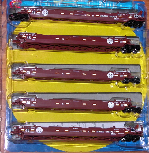 HO ATHEARN 91112 MAXI III WELL CAR BNSF 240476 | eBay