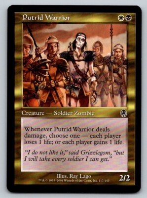 Putrid Warrior Apocalypse Regular | eBay