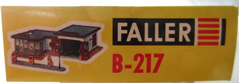 HO Scale 1/87 Faller B-217 SHEL GAS Station Structure Kit For Model ...