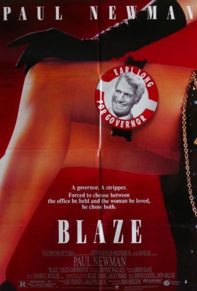BLAZE - 1989 - Original 27x40 Movie Poster - PAUL NEWMAN, LOLITA DAVIDOVICH | eBay