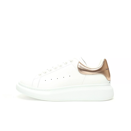 Alexander McQueen Leather Sneaker 'White Rose Gold' Women's 553770 ...