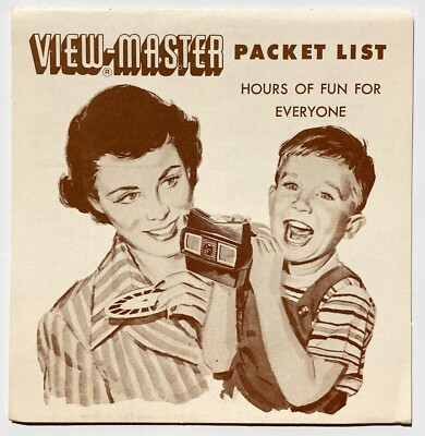 1950's View-Master Reel List Vintage Packet List #2 | eBay