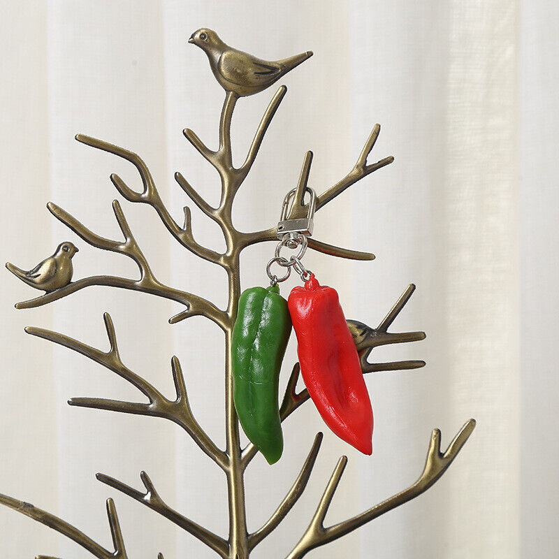 Red and green pepper keychain pendant vegetable carry-on bag pendant | eBay