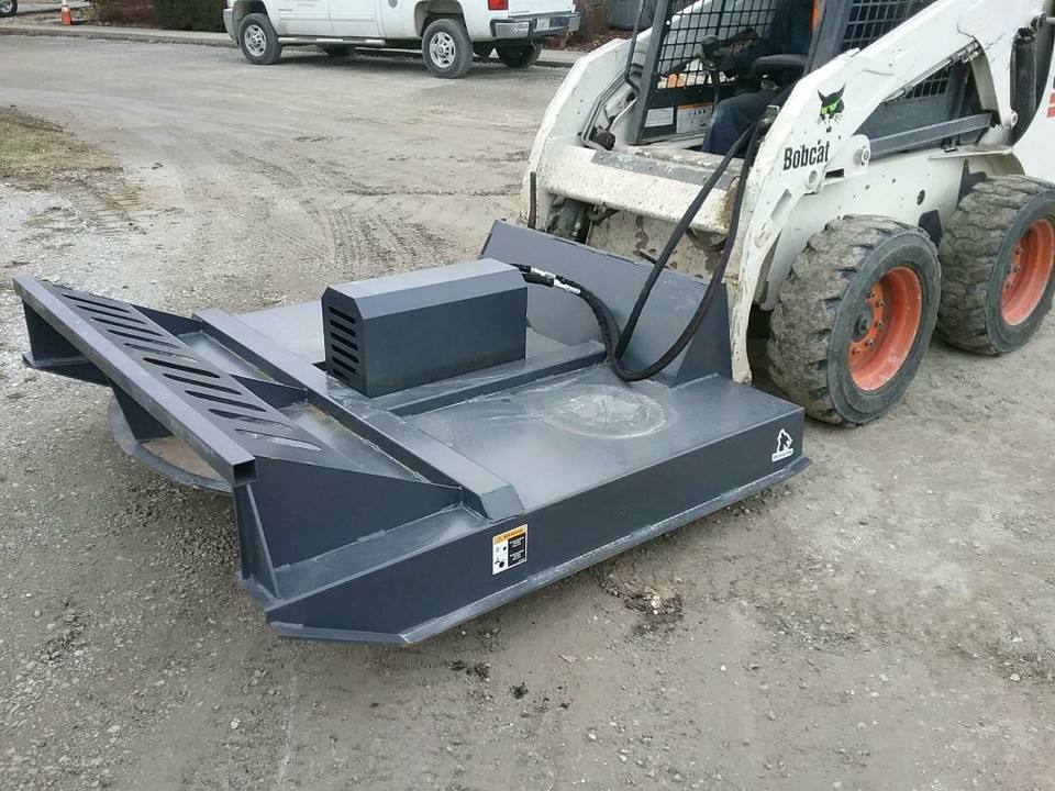 NEW 72" WOLVERINE Skid Steer BRUSH CUTTER HOG MOWER Bobcat Case CAT 6 ...