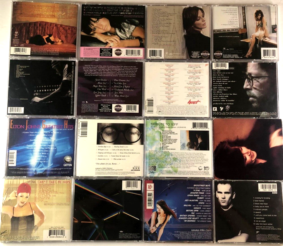 CD's Pick Choose your own-LOT #4D-Country, Rock, Rap, R&B-Combined S/H ...