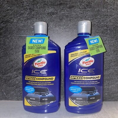 2 Turtle Wax Ice 50598 Automotive Accessories, Speed Compound, 16 fl oz ...