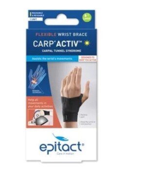 Epitact Carp' Activ Flexible Wrist Brace Carpal Tunnel Syndrome LARGE ...