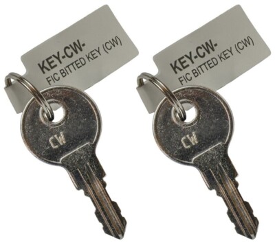 1 Pair (2 keys) Fastec FIC Precut CW Series * SELECT YOUR KEY CODE ...