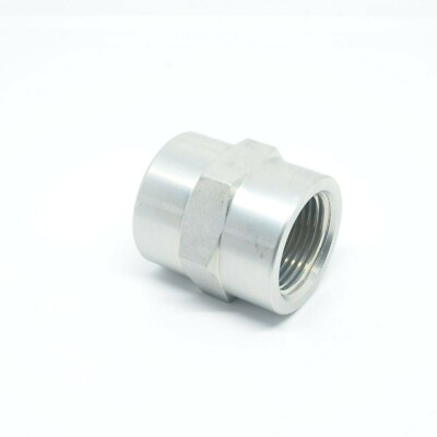 Steel 3/4" Female Npt Fpt Fip Thread Pipe Fitting Straight Coupling ...