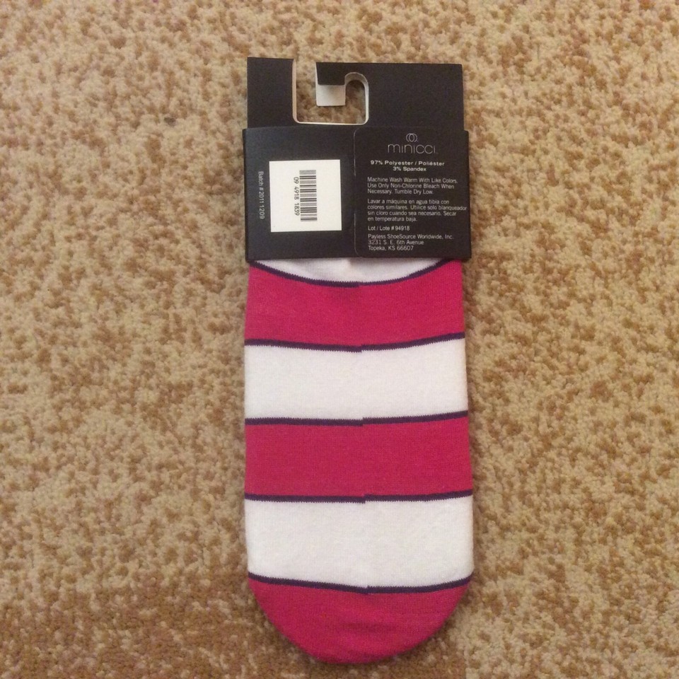 NWT MINICCI Women’s Foot Liners Socks Shoe Size 4-10 | eBay