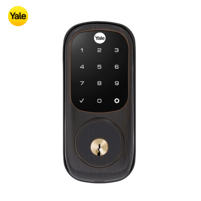 Yale YRD226-ZW2-0BP TouchScreen Deadbolt Z-Wave Lock-Oil Rubbed Bronze ...