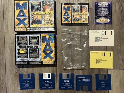 MAX Maximum Action Xtra - Turrican II-St Dragon-SWIV-Night Shift Atari St (b38) | eBay