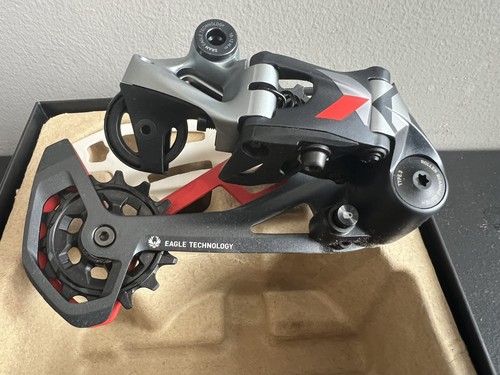 SRAM X01 Eagle Rear Derailleur - 12 Speed, Red Max 52T 520% Range | eBay
