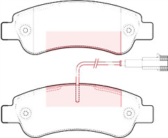 Apec PAD2037 Brake Pad Set for sale online | eBay UK