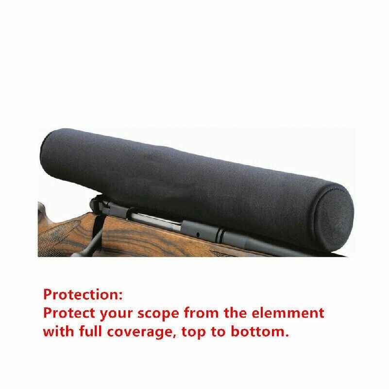 2pcs X Delux Soft Neoprene Scope Guard Cover for Full Size Rifle Scope ...