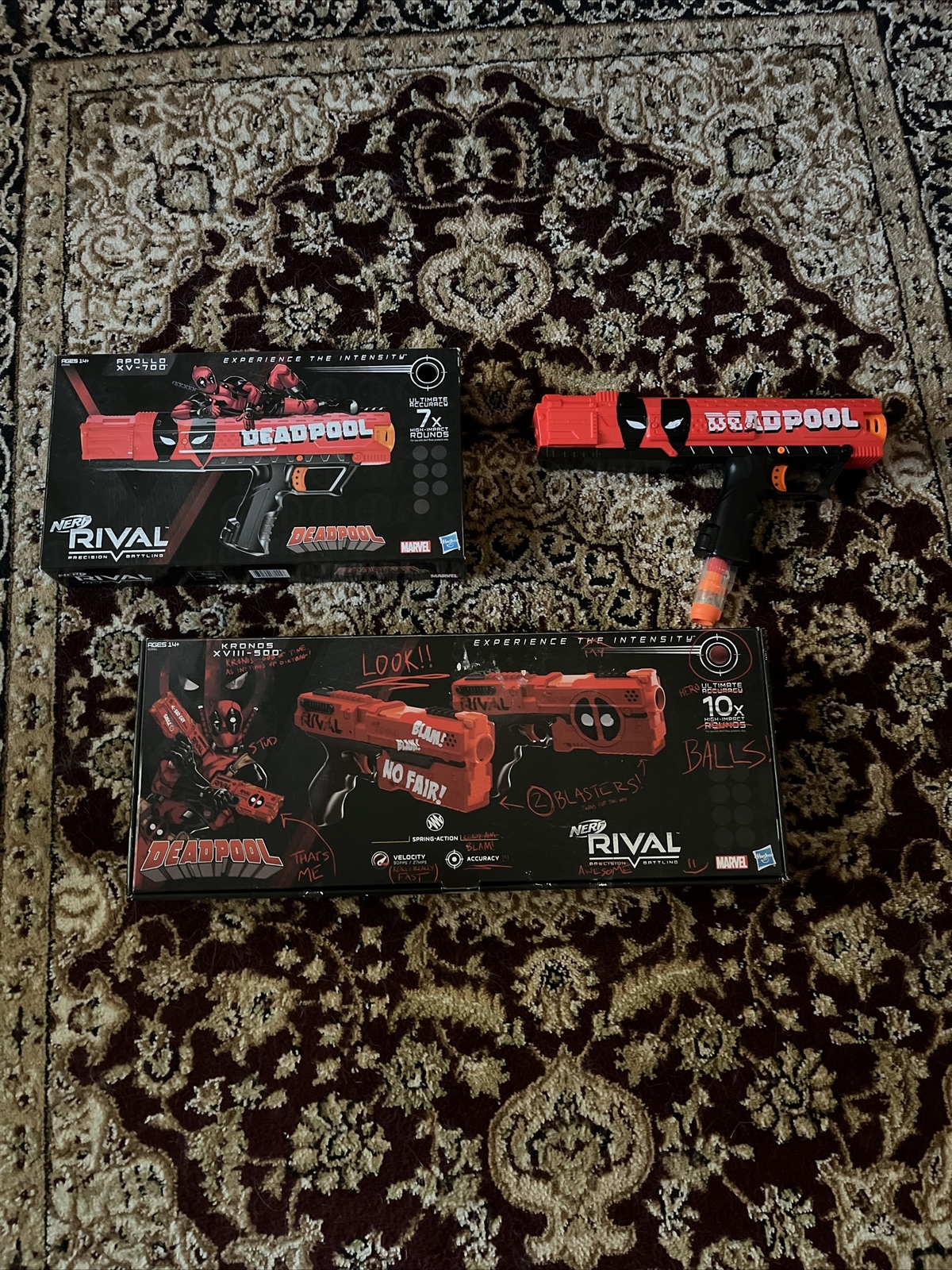 NERF Rival Deadpool Kronos XVIII-500 Pistol Set - E0861US20 And Apollo ...