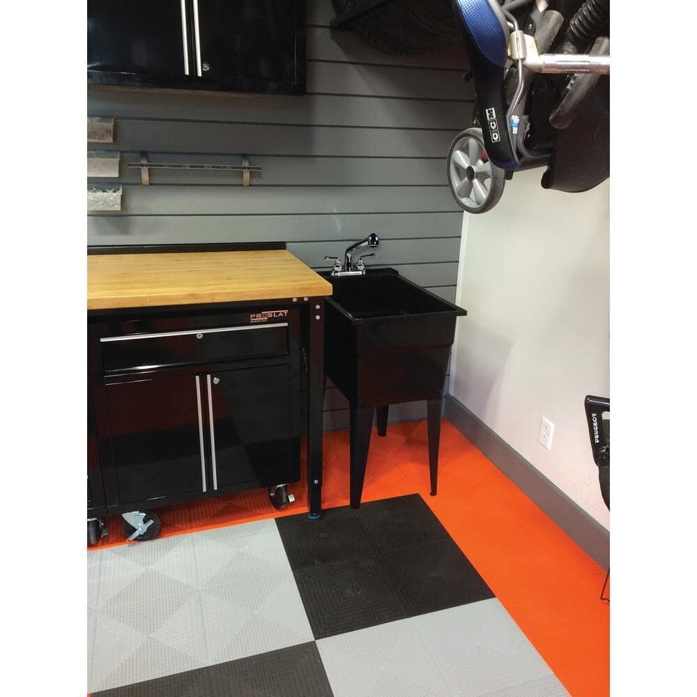 Laundry Sink 18" x 24" Heavy Duty Utility Tub Legs Include Foot ...