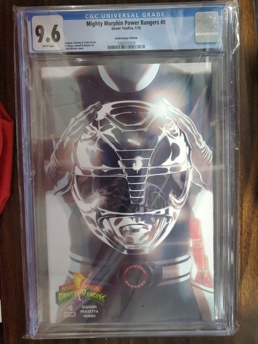 Mighty Morphin Power Rangers Black Ranger Comic Book #0 CGC 9.6 Boom ...