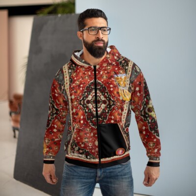 Big Lebowski Zen Dude Full-Zip Hoodie - Dude Abides Jeff Bridges Buddha ...