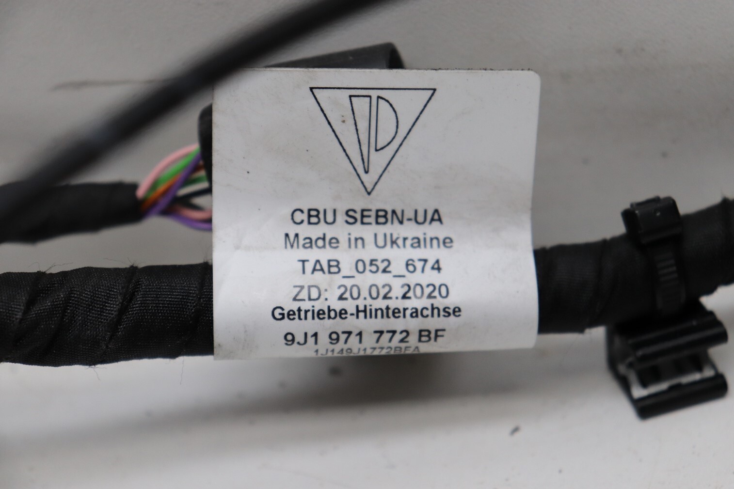Porsche Taycan Turbo 2021 Rear Transmission Wiring Loom Harness ...