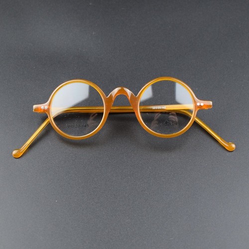 Retro Small Round 38mm Reading Glasses Acetate Vintage Full Rim Glasses ...