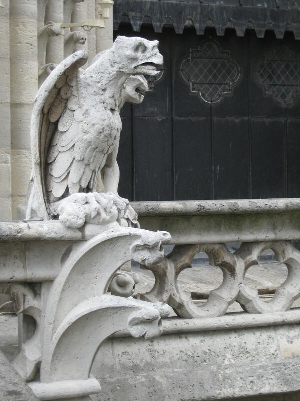 Mythical Gothic Winged Lion Guardian Gryphon Gargoyle Statue 'Stone ...