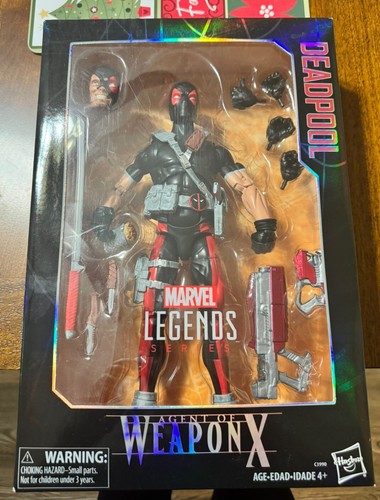 2017 Hasbro Marvel Legends 12 inch Deadpool Agent of Weapon X Action ...