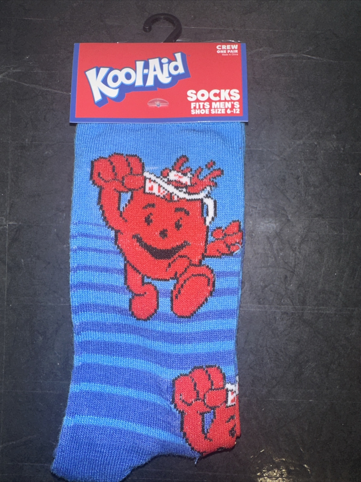 Kool-Aid Men's Novelty Crew Socks 1 Pair Shoe 6-12, Kool Aid Pitcher | eBay