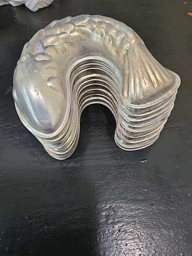 Mini Fish Gelatin Jello Cake Molds Set Of 10 Vintage Aluminum | eBay