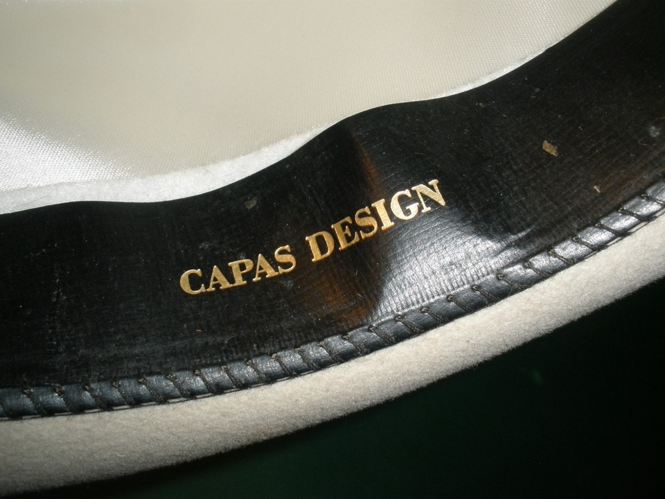 Vintage Capas Design Godfather Fedora Hat USA 100% wool Off White XXL ...