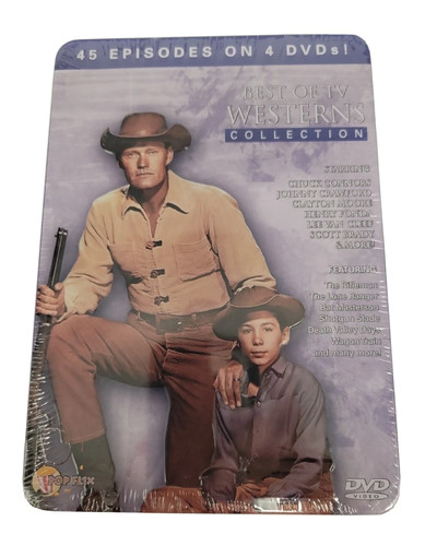 Best of TV Westerns 45 Episodes 4 DVDs in Collectible Gift Tin, New ...