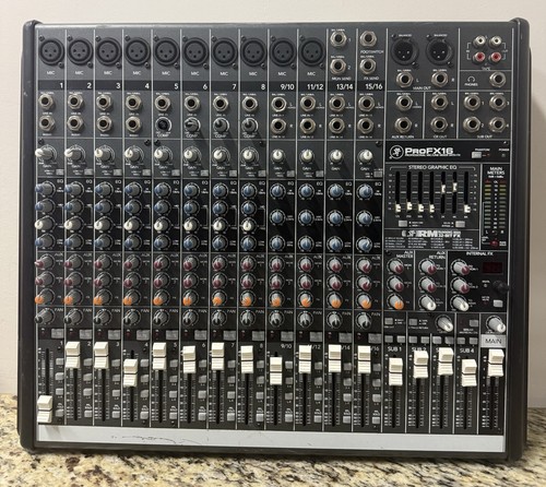 Mackie ProFX16 Mixer RM Running Man 32-Bit FX “GV” | eBay