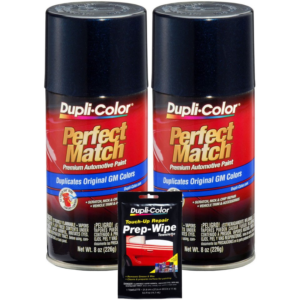 Duplicolor Kit BGM0500 + PW100, Aerosol Paint GM WA722J, Metallic Dark ...