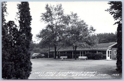 Postcard RPPC IN La Grange Indiana Mess Hall Limberlost Camp Oliver ...