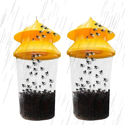 2Pcs Reusable Outdoor Fly Traps Fly Trap Jar Effective Fly Control ...