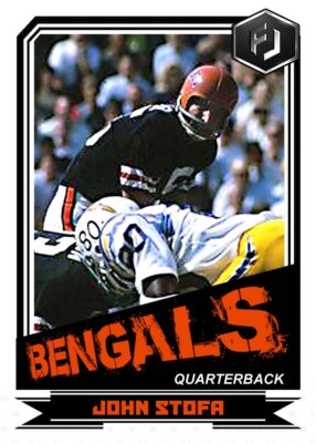ACEO JOHN STOFA CINCINNATI BENGALS CUSTOM HAND MADE ART CARD | eBay